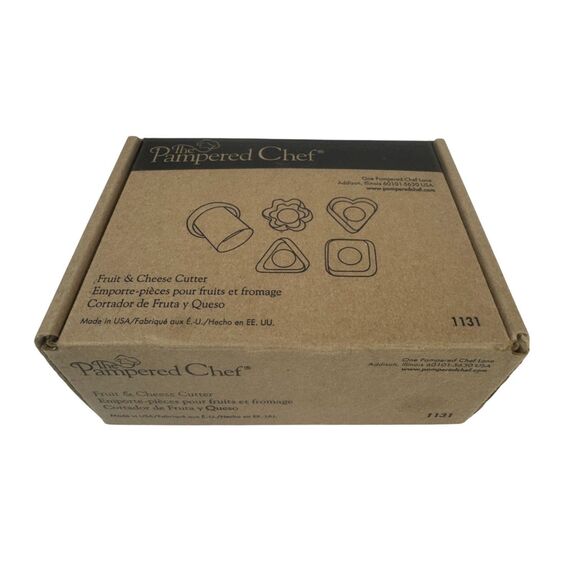 Pampered Chef | Kitchen | New Pampered Chef Set Of 4 Fruit And Cheese ...